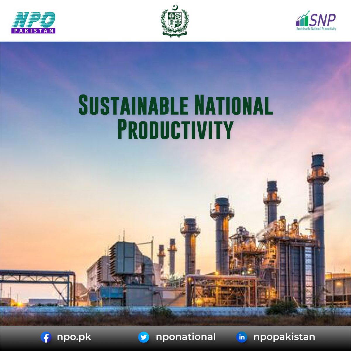 Productivity Posters – National Productivity Organization (NPO) Pakistan