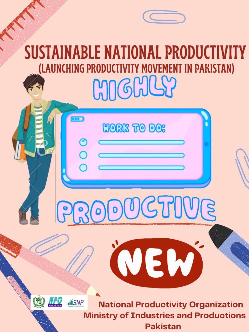 Productivity Posters – National Productivity Organization (NPO) Pakistan