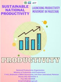 Productivity Posters – National Productivity Organization (NPO) Pakistan